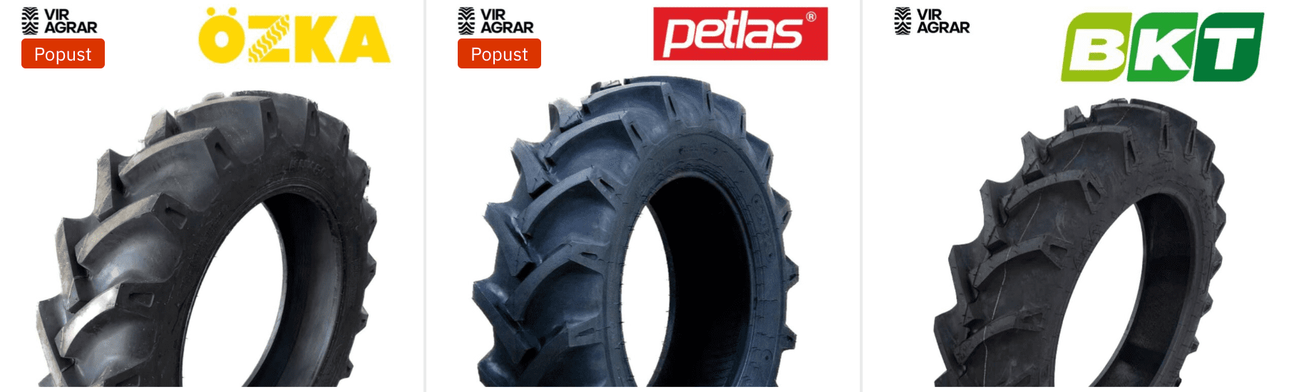 Traktorske gume 11.2 28 cena i kvalitet - Vir Agrar